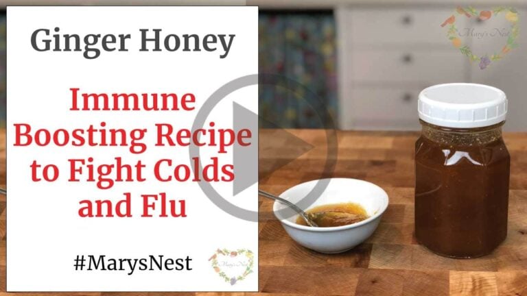 How to Make Ginger Honey to Fight Colds and Flu - Mary's Nest