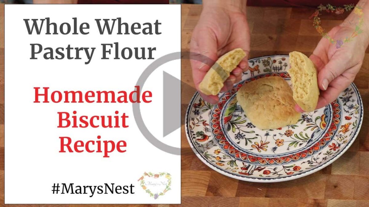 How to Make Whole Wheat Biscuits - Mary's Nest