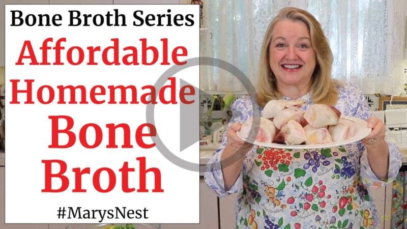 How to Make Affordable Bone Broth Using Beef Feet - Mary's Nest