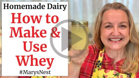 How to Make Whey and Five Ways to Use It! - Mary's Nest
