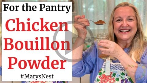 How to Make Chicken Bouillon Powder in the Oven or Dehydrator - Mary's Nest