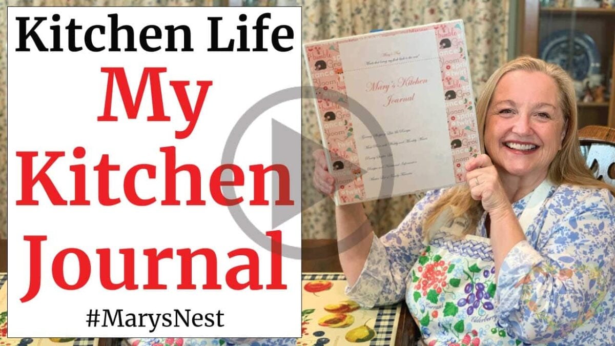 My Kitchen Journal for the Traditional Foods Kitchen - Mary's Nest