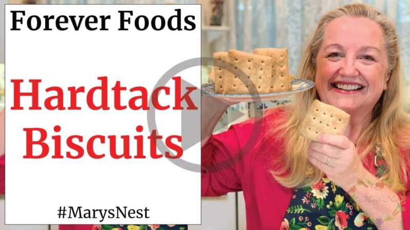 How to Make Hardtack or Ship's Biscuits - Mary's Nest