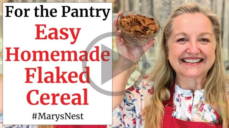 How to Make Easy Homemade Flaked Cereal - Mary's Nest