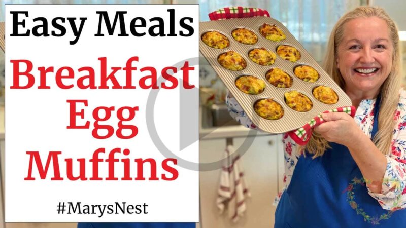 How to Make Breakfast Egg Muffins - Mary's Nest