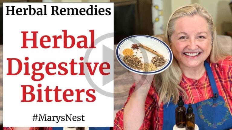 How to Make Herbal Digestive Bitters - Mary's Nest