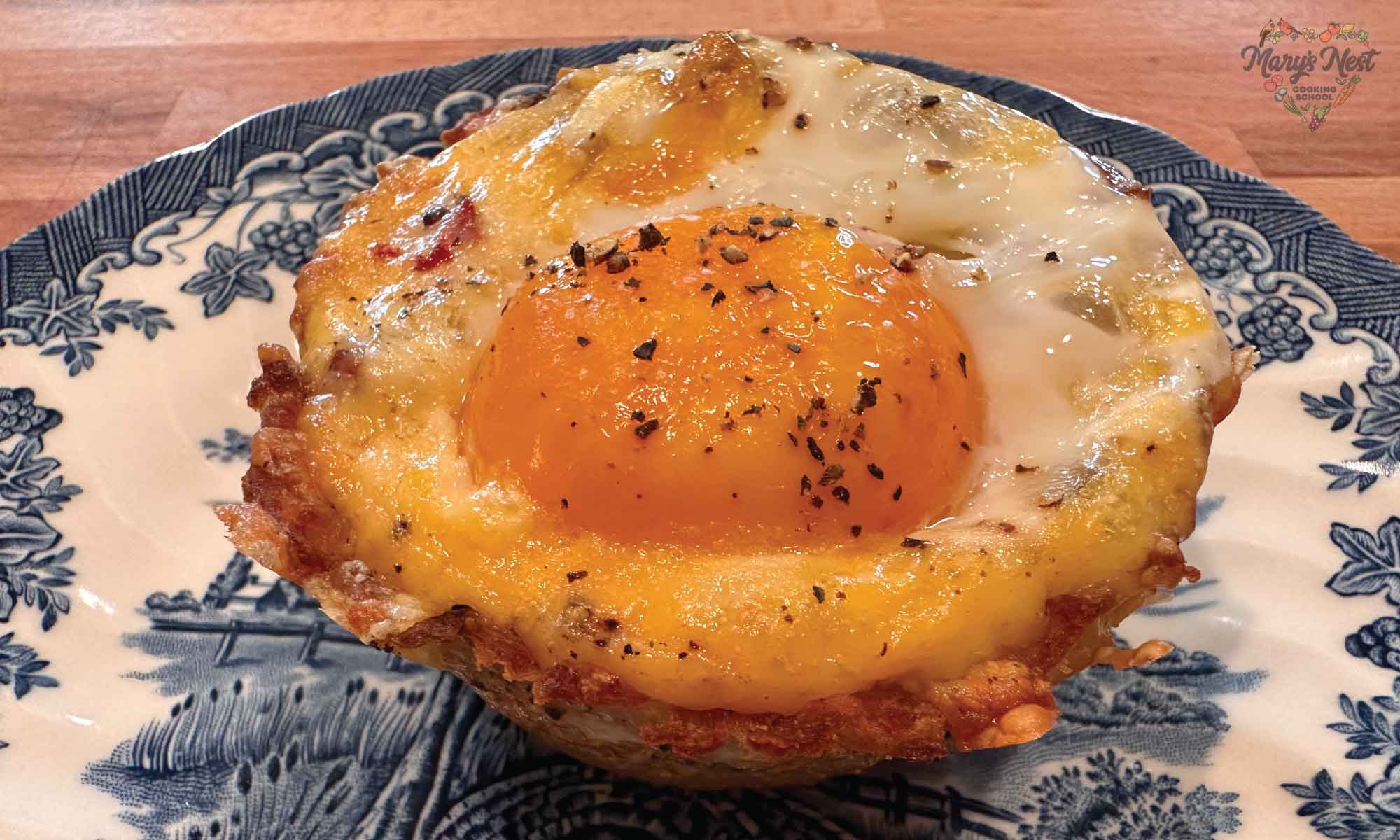 Breakfast Hash Brown Cups Ham Egg And Cheese Hash Brown Breakfast