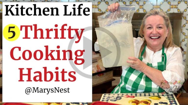 5 Best Thrifty Cooking Habits for Your Kitchen Today - Mary's Nest