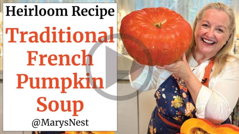 Traditional French Pumpkin Soup Recipe - Mary's Nest