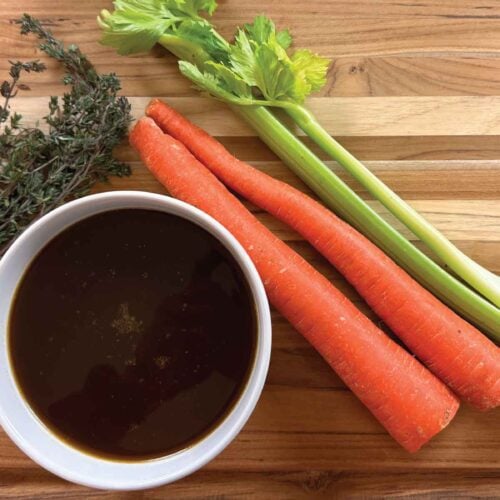 How to Make Brown Beef Stock from Scratch - Mary's Nest