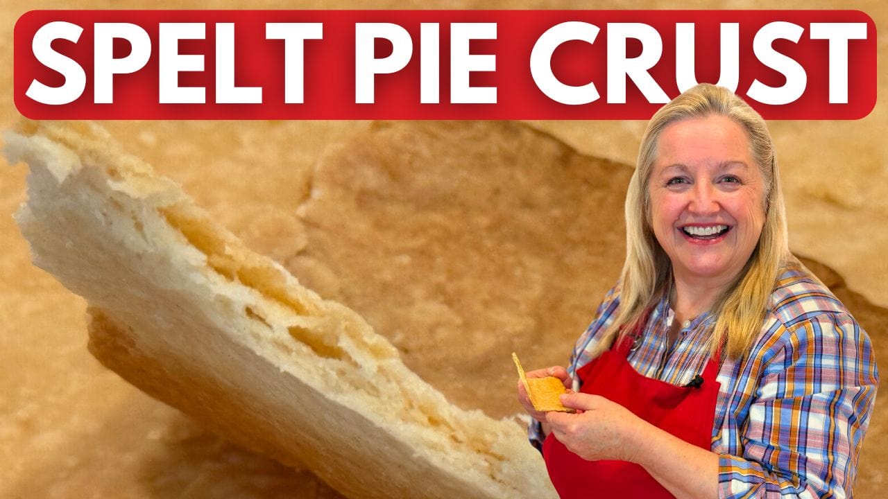 How to Make a White Spelt Flour Pie Crust - Mary's Nest