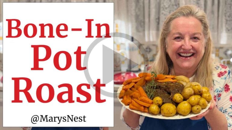 How to Make a Traditional Bone-In Pot Roast - Mary's Nest