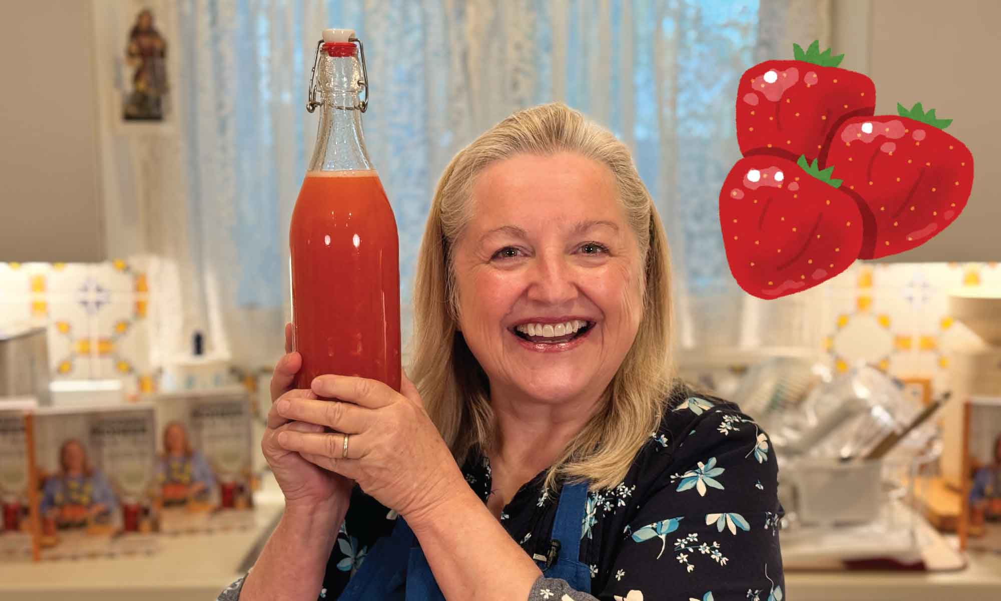 Homemade Strawberry Soda—A Sweet and Bubbly Probiotic Treat - Mary's Nest